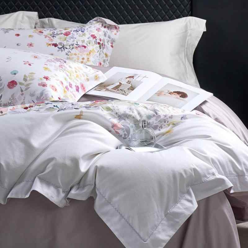 ・素材: 長繊維綿・糸支数: 60支・加工: デジタルプリント・織り方: プリント・重量: 2500g-3000g・パターン: 植物花卉・デザイン: 雅嫣、花浔-ピンク、風華・款式: フラットシーツ式・サイズ: M (1.5-1.8m床、適...