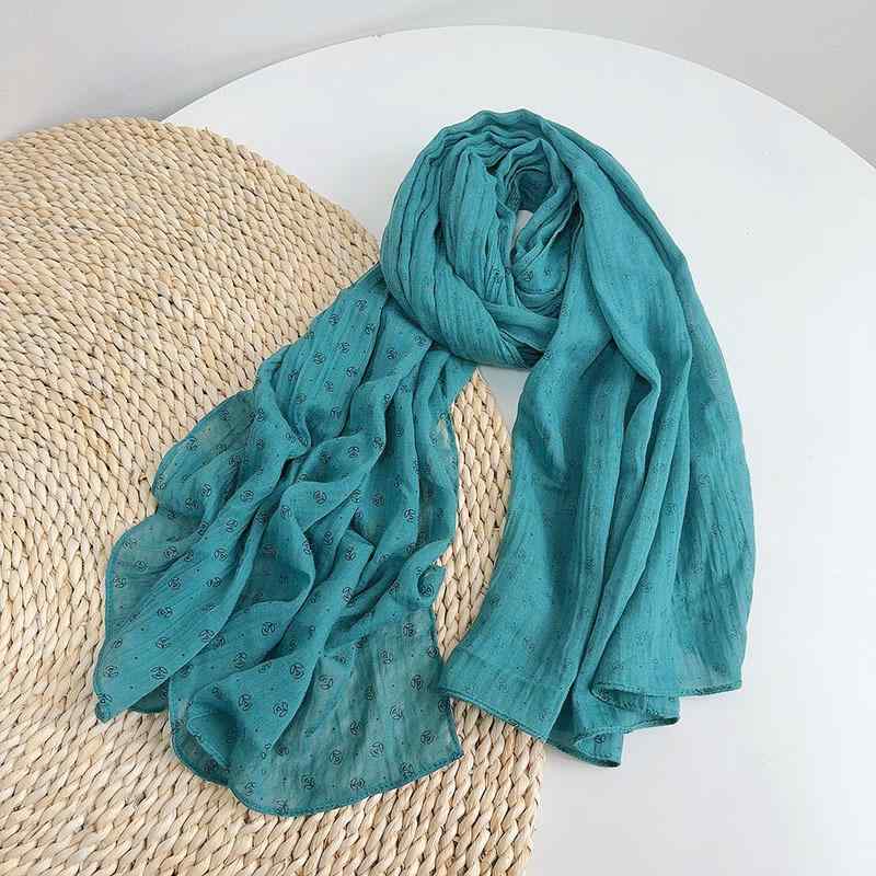 ・織り方: 平織り・機能: 保暖・適合季節: 四季・丈: 中長・色: 孔雀藍・スタイル: 百搭・素材: ポリコットン・スタイル分類: ファッション通勤・サイズ: 75cm x 190cm