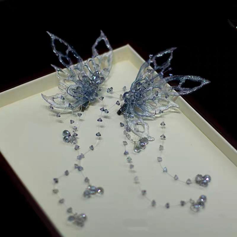 ・素材: 人工水晶・加工: 滴膠・クリップタイプ: 尖嘴クリップ・デザイン要素: 水滴・スタイル: プリンセス・スタイル分類: 清新スイート・対象: 女性・要素分類: ナチュラル