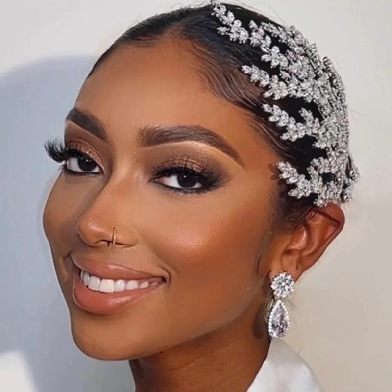 ・素材: ジルコン・スタイル: OL風・性別: 女性・形状: 葉・加工: メッキ・水晶: 白水晶・色: ゴールド、シルバー