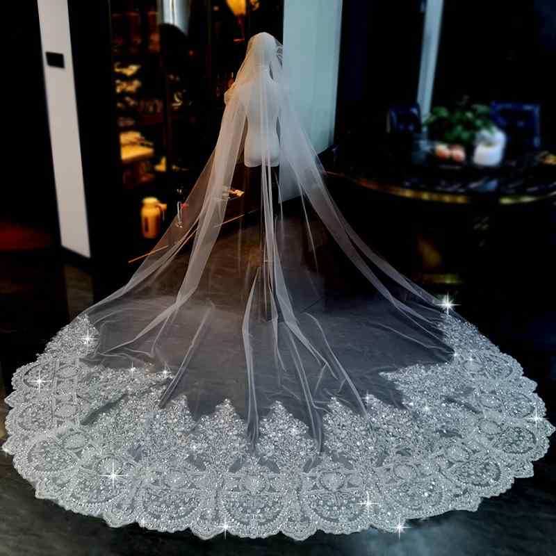 ・素材: 布料・スタイル: 仙女風・性別: 女性用・形状: 幾何型・種類: 大聖堂式・加工: 手作業・長さ: 175cm以上・装飾: ビーズ刺繍