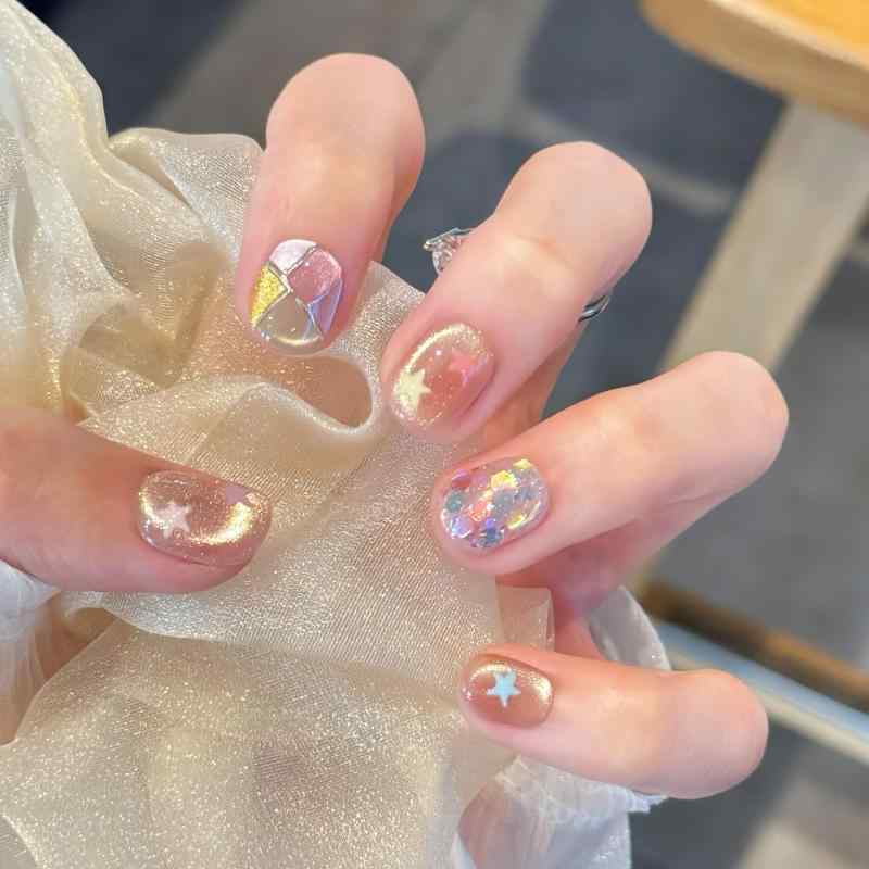 ・色: スターライトジャンプシュガー豆豆甲16mm,スターライトジャンプシュガー新短方17mm・サイズ: XS,S,M,L・スタイル: かわいい,キャットアイ,甘美,スパイシー,蛍光,爆フラッシュ,シンプル,甘クール,ライトラグジュアリー,...