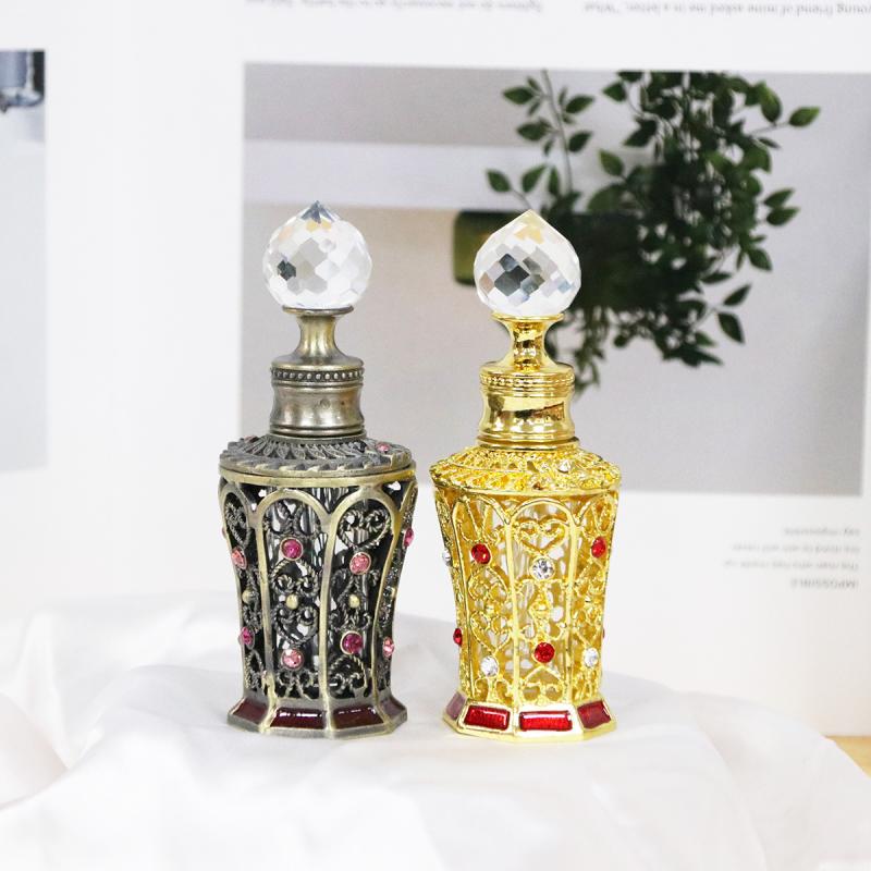 ・容量: 12ml・カラー: ブロンズ,ゴールド・素材: 金属・加工: ラインストーン埋め込み