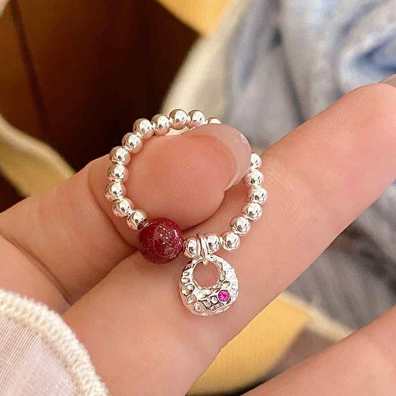 ・素材: 925シルバー・形状: 幾何型・加工: メッキ・色: 銀色・サイズ: 5,6,7,8号・スタイル: 中国風・スタイル分類: 文芸復古・製品カテゴリ: 手飾り・適用人群: 女性・流行元素分類: 民族国風