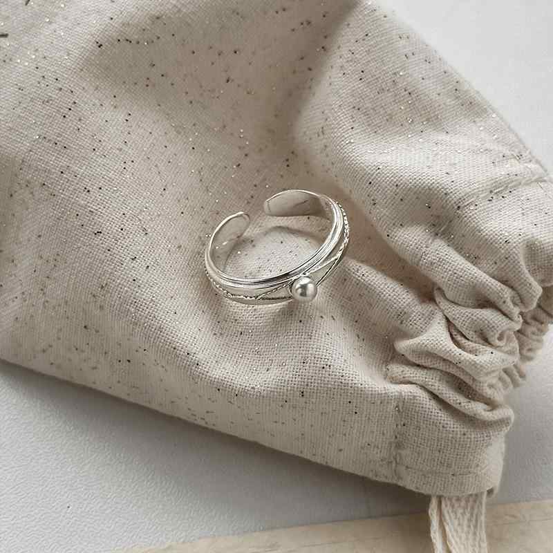・素材: シルバー・加工: メッキ・サイズ: 調整可能・スタイル: 極簡・素材純度: 925シルバー・対象: 女性