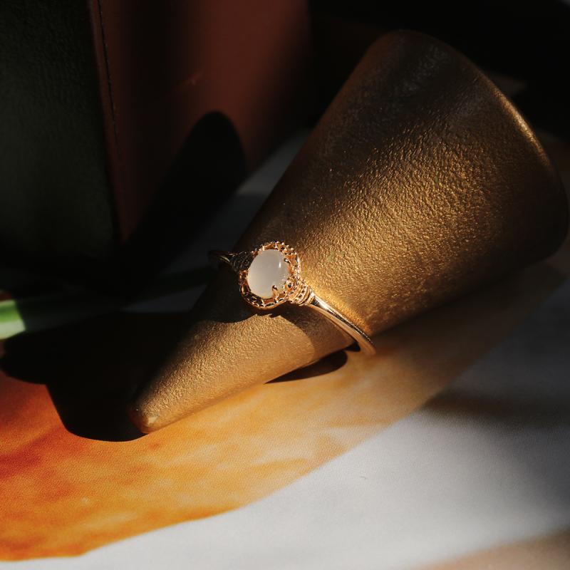 ・素材: 925シルバー・メッキ: ゴールド・形状: ジオメトリック・対象: 女性・カラー: ムーンストーン・サイズ: 港10(US5),港12(US6),港15(US7),港17(US8)・流行要素: 楕円,波点,環形・スタイル: メラー...