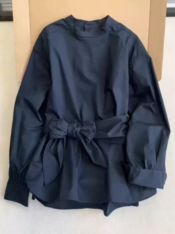 ・素材: ポリエステル・主素材成分: ポリエステル・スタイル: プルオーバー・袖丈: 長袖・シルエット: ルーズ・襟型: 丸首・袖型: 通常袖・色: ネイビー・サイズ: S,M,L,XL,XXL・前立て: シングルボタン・主素材成分含量: ...