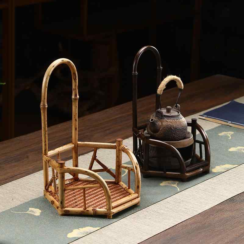 ・スタイル: 中華風・加工: 竹編み・素材: 竹・仕様: 梅鹿竹涼炉架（矮型）,梅鹿竹涼炉架（高型）,紫竹涼炉架（矮型）,紫竹涼炉架（高型）