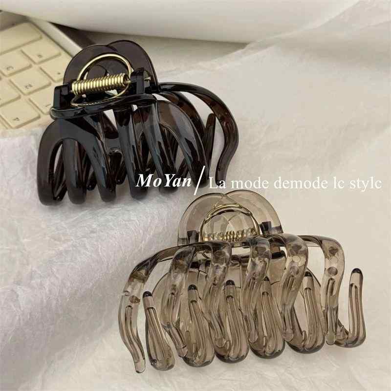 ・素材: プラッシュ・種類: ツイストクリップ・色: アッシュブラウン, ダークブラウン, アッシュブラウン+ダークブラウン (2点セット)・サイズ: 約9.5cm