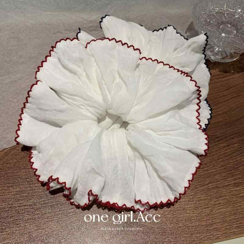 ・素材: 布地・カラー: 赤, ネイビー・スタイル: スイート・款式: 大型・スタイル分類: 清新スイート・対象: 女性