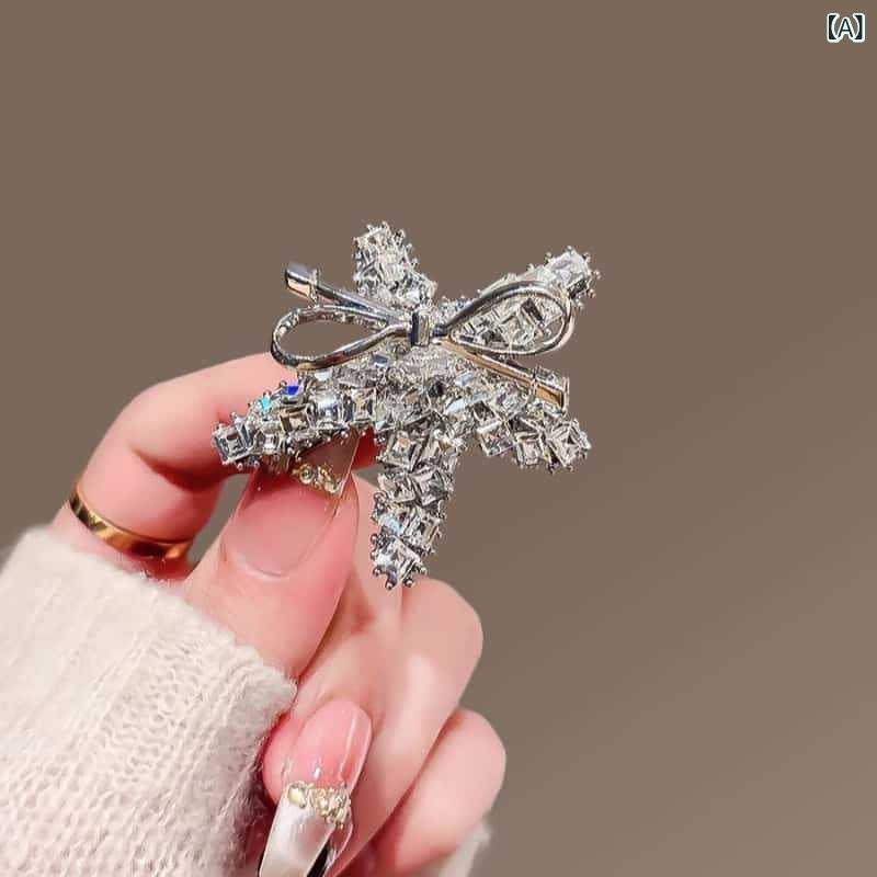 ・素材: 銅・加工: 電鍍・分類: 発夹・色: 蝶結満钻海星-辺夾（一個）,蝶結満钻海星-辺夾（一对）・流行要素: 海星・スタイル: 卡通・スタイル分類: 清新甜美・カテゴリ: 頭飾・対象: 女性・要素分類: 動物