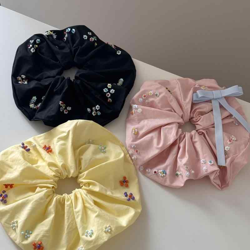 ・素材: 布・色: イエロー、ブラック、ピンク・加工: 手作業・流行要素: プリーツ、不規則・スタイル: 韓国風・款式: 高弾力・スタイル分類: 清新甘美