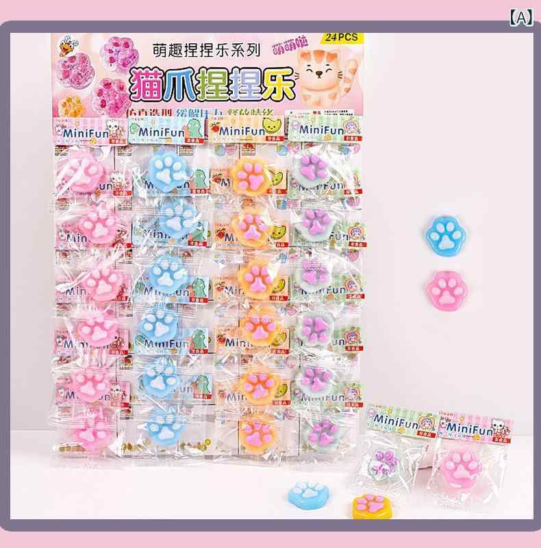 ・素材: TPR・対象年齢: 15-35歳,36-60歳,61歳以上・発達支援: 抓握,興味培養・仕様: ミニ猫爪24個/板（小号、包装付き）