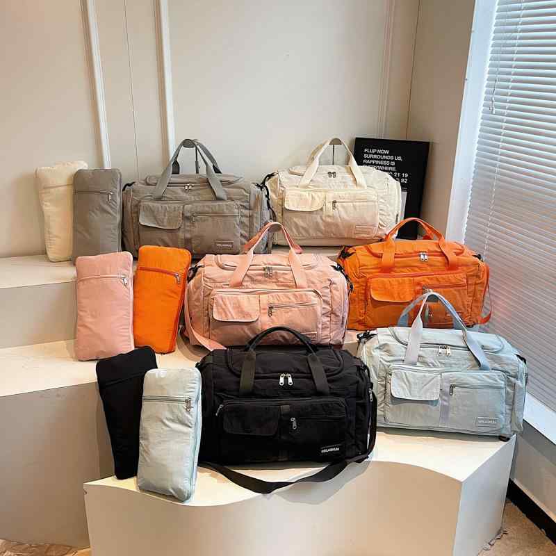 ・容量: 20-35L・素材: 布・機能: 通気性・性別: ユニセックス・裏地: ポリエステル・柄: 無地・スタイル: アーバンシンプル・ディテール: ステッチ・カラー: グレー,ブラック,ベージュ,オレンジ,ブルー,ピンク・サイズ: フリ...