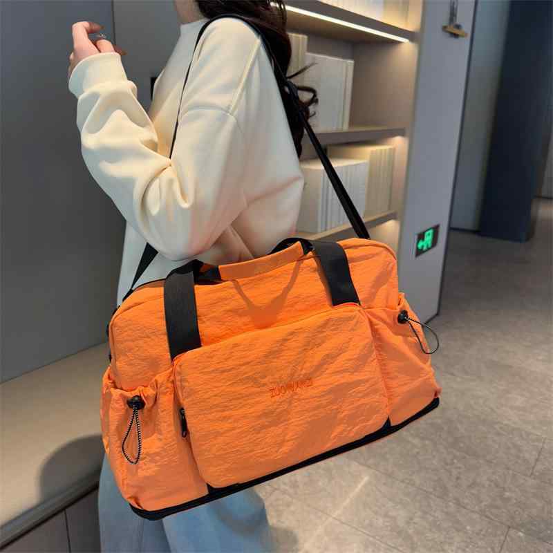 ・容量: 36-55L・素材: オックスフォード・機能: 通気,防水,超軽量,耐摩耗,収納可能,乾湿分離・性別: 女性・裏地素材: ポリエステル・パターン: 無地・スタイル: 都市シンプル・流行要素: ステッチ・色: オフホワイト,ブルー,...