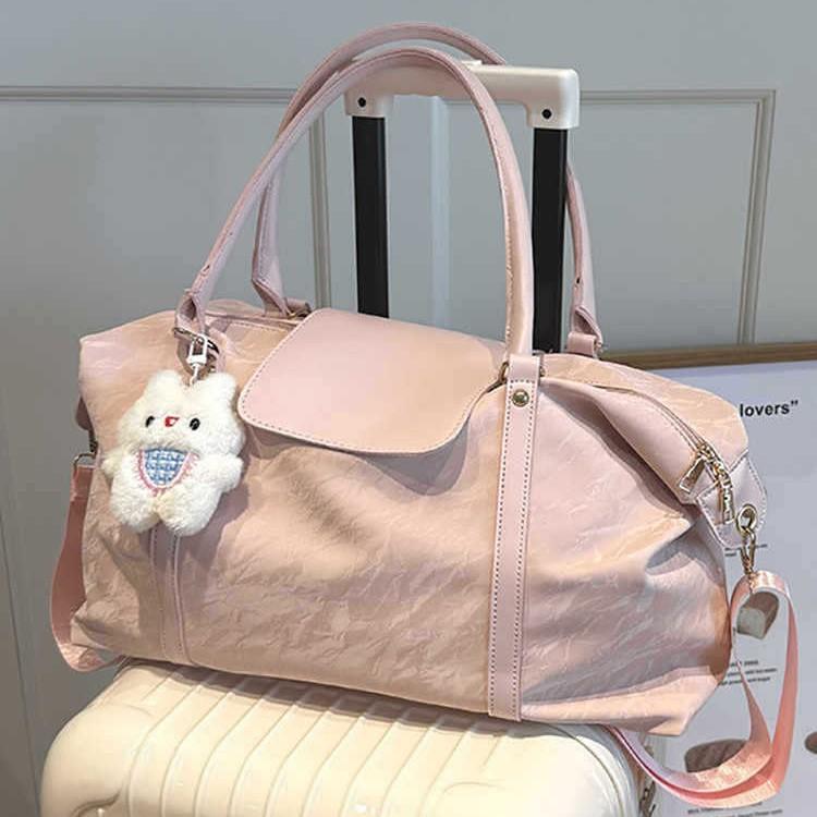 ・素材: PU・機能: 防水・対象性別: ユニセックス・裏地素材: ポリエステル・柄: 無地・スタイル: カジュアル・装飾: ステッチ・カラー: ピンク,ベージュ