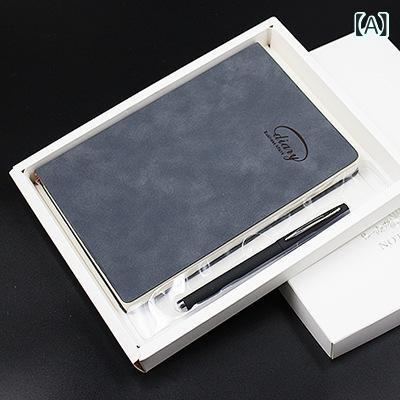 ・表紙素材: PP・表紙色: 青、黒、ダークグリーン、コーヒーブラウン、ブラウン・製本: ルーズリーフ・内側紙: 米黄紙・紙張克重: 80g・サイズ: A5・スタイル: ビジネスオフィス