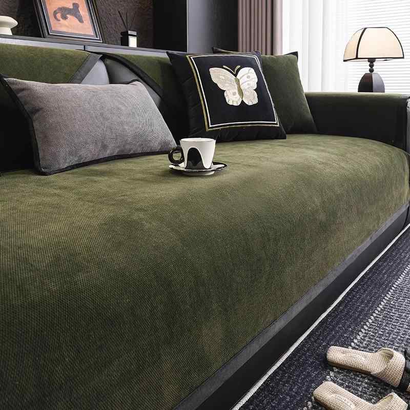 ・素材: チェニール・柄: 無地,他・対応ソファタイプ: コンビネーションソファ・色: 緑,グレー,ブラウン・サイズ: 70×70cm,70×90cm,70×120cm,70×150cm,70×180cm,70×210cm,90×70cm,...