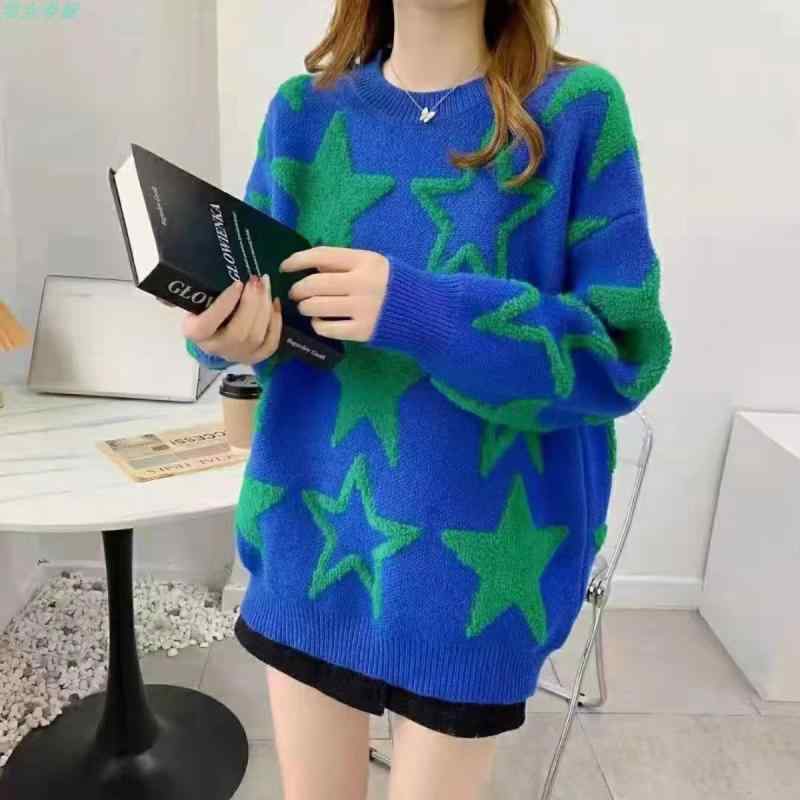 ・素材: アクリル・パターン: キャラクター柄・厚み: 厚手・着用方法: プルオーバー・シルエット: 標準・袖形状: 標準袖・ネック: クルーネック・袖丈: 長袖・流行要素: 配色・着丈: 普通 (50-65cm)・加工: ジャカード, リ...