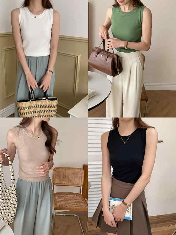 ・スタイル: プルオーバー・シルエット: スリム・丈長: ショート(40cm超-50cm以下)・柄: 無地・ディテール: スプライス・素材: ビスコース・成分: ビスコース50%-70%・カラー: イエロー,豆グリーン,ブラック,ホワイト,...