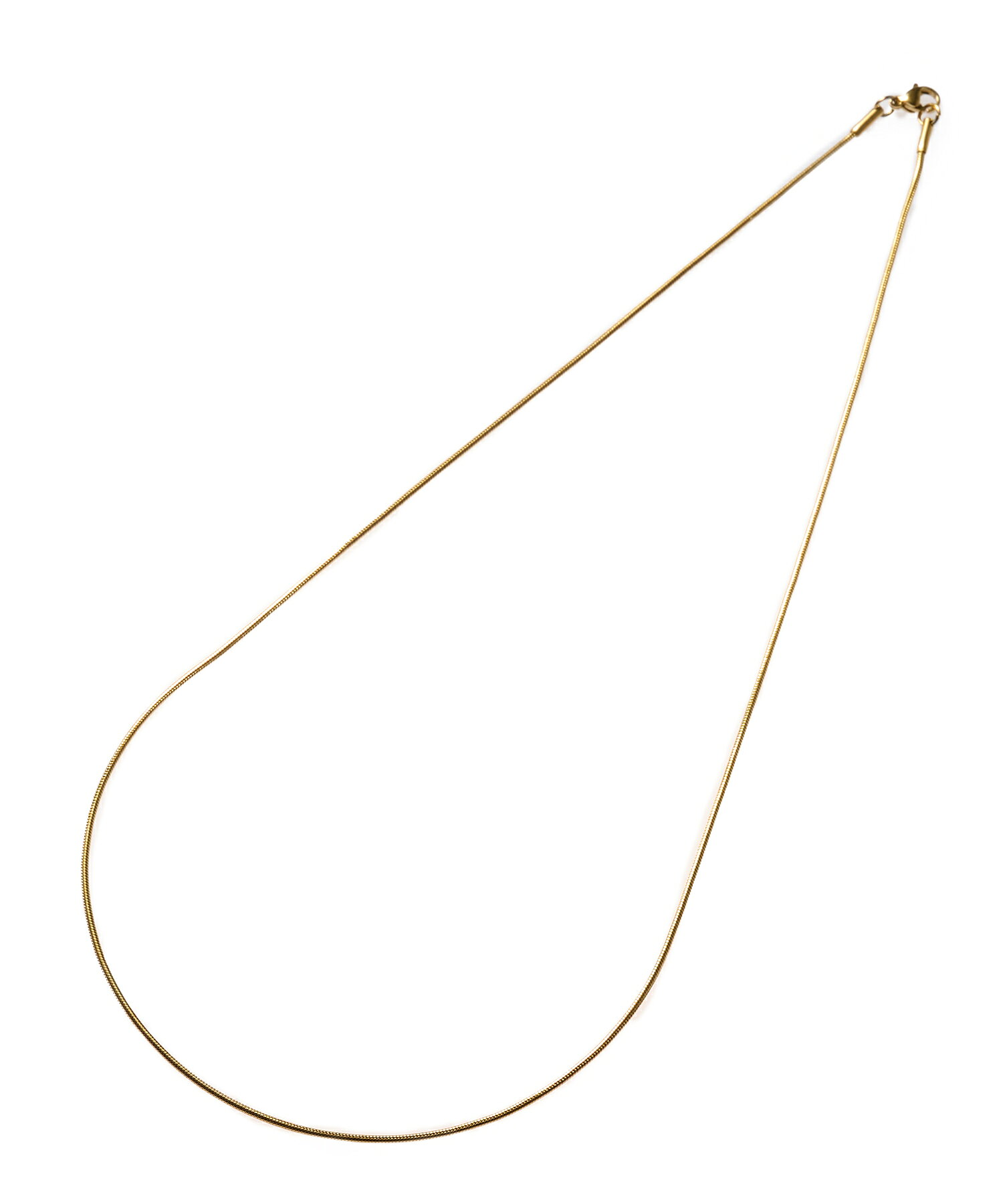 【楽天市場】【送料無料】 [ゴールド]1mmスネークチェーン ネックレス/50cm | CENE セネ せね 金属アレルギー アレルギー対応 さびない 錆びない つけっぱなし サージカル ...