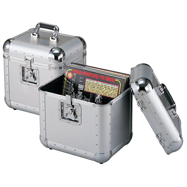 レコード(LP盤)用ケース LPC120 内寸:330(W)x250(D)x267(H) 保管・持ち運び用レコードケース LP盤50枚まで収納可能 カラー/SV ※この商品は在庫が無い場合、ご注文からお届けまでお時間を頂きます。ご迷惑をおか...