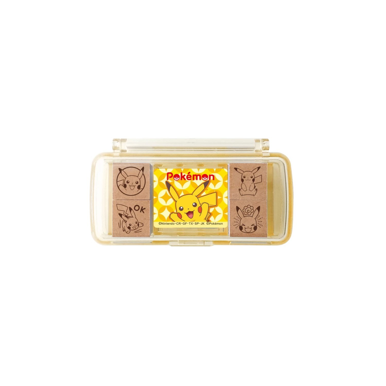 ビバリー ミニスタンプ ポケモン ピカチュウ SGM-027 インクパッドも付いている持ち運びにも便利なスタンプ ※複数商品購入の場合は、重複して表示させますが、重さ大きさなどを見て送料を修正いたします。ポケットモンスターのミニスタンプセッ...