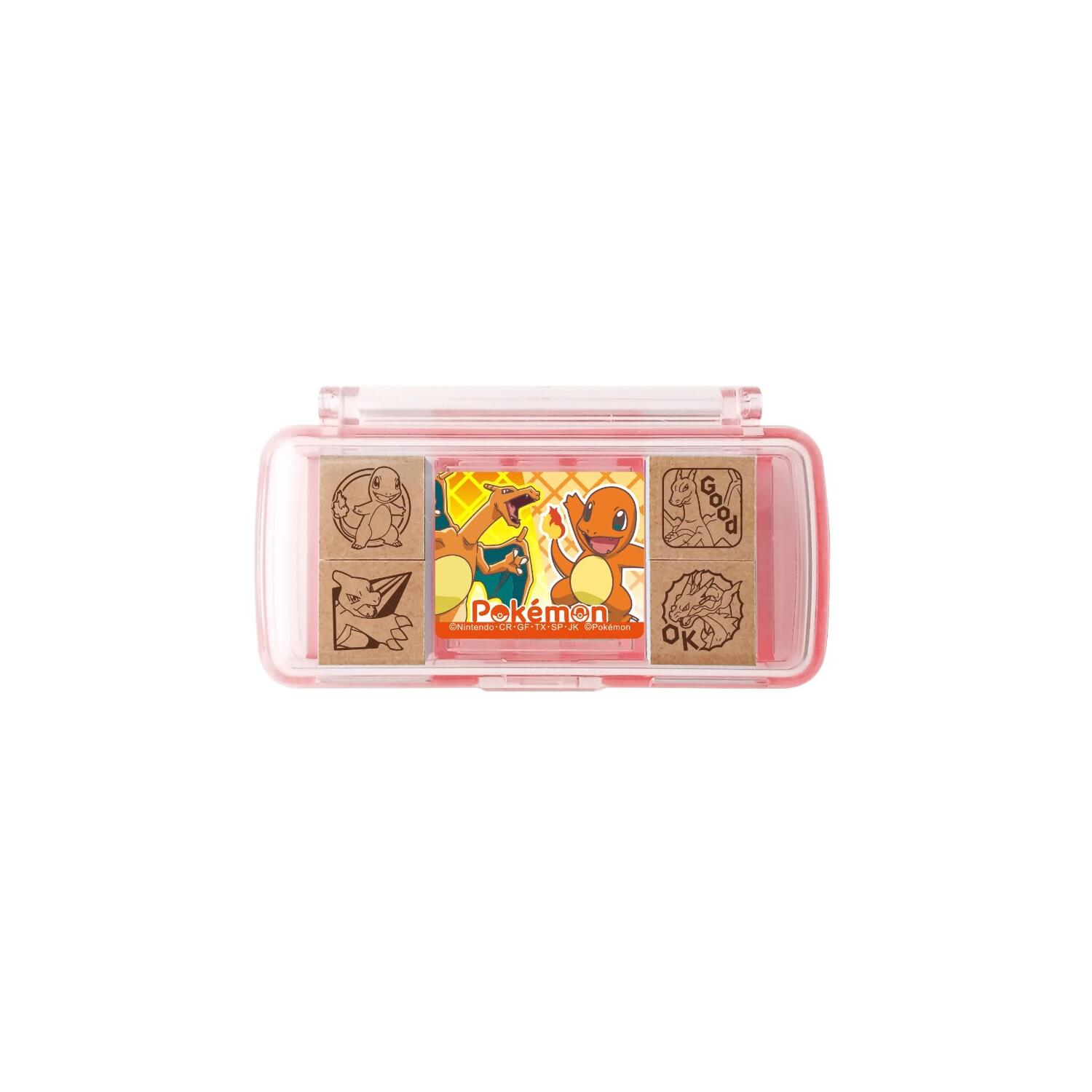 ビバリー ミニスタンプ ポケモン ヒトカゲ進化 SGM-030 インクパッドも付いている持ち運びにも便利なスタンプ ※複数商品購入の場合は、重複して表示させますが、重さ大きさなどを見て送料を修正いたします。ポケットモンスターのミニスタンプセ...