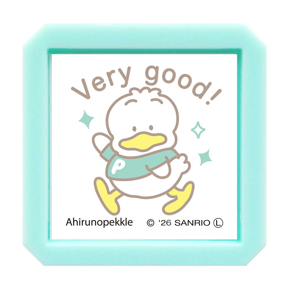 こどものかお Nサンリオキャラクターズ浸透印SQ 2416-016 あひるのペックル Very good 推しキャラのスタンプを押して、毎日の記録をもっと楽しく 人気のサンリオキャラクターがそのまま浸透印になった「Nサンリオキャラクターズ浸...
