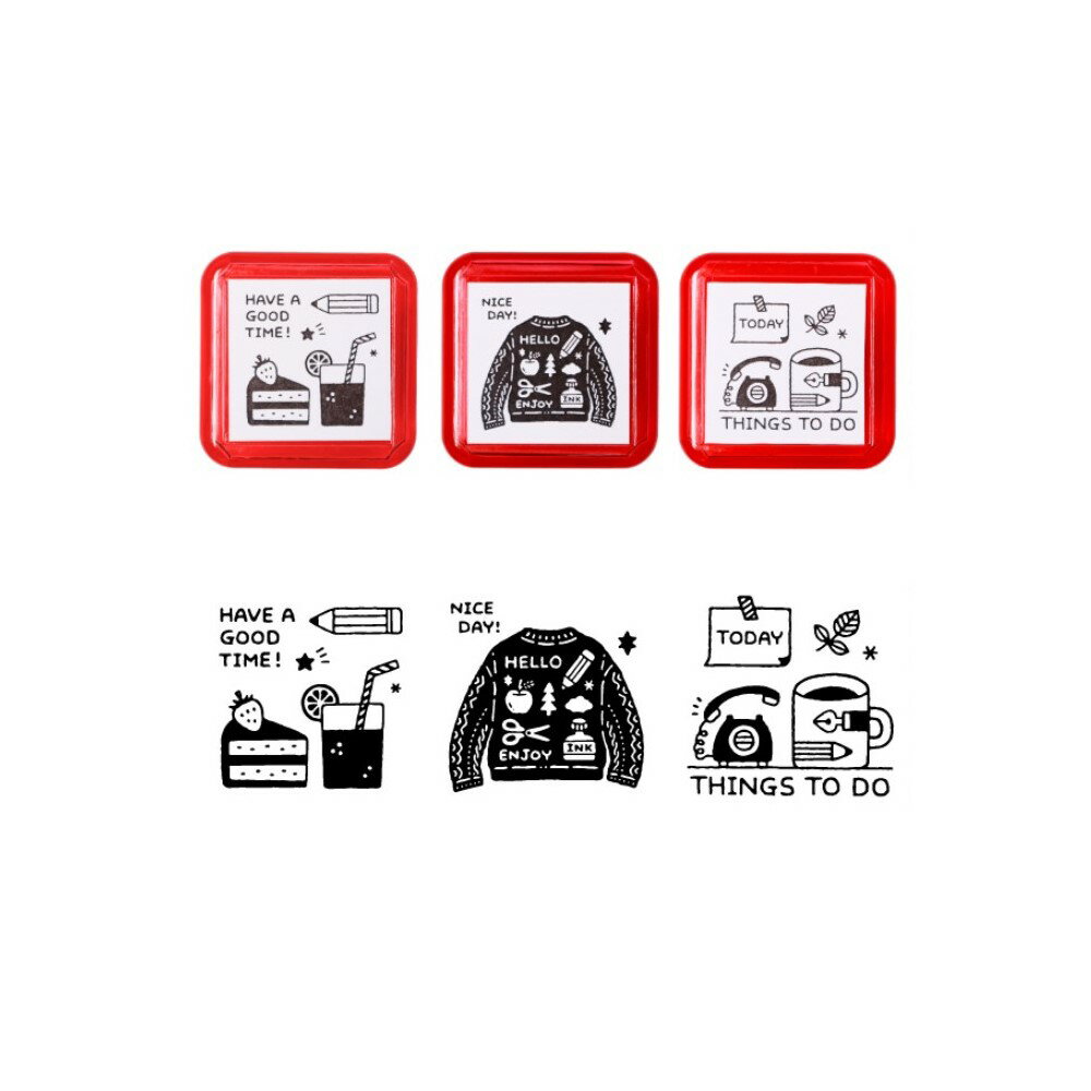 新商品 サンビー eric　浸透印 第2弾 スタンプ台不要で連続捺印が出来る ※複数商品購入の場合は、重複して表示させますが、重さ大きさなどを見て送料を修正いたします。消しゴムはんこ作家・イラストレーター[eric]デザイン。スタンプ台不要...
