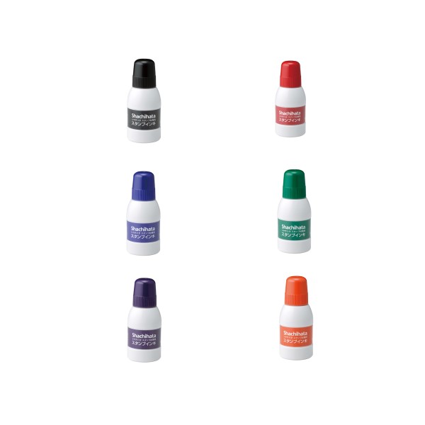 シヤチハタ スタンプ台専用スタンプインキ 小瓶 シヤチハタスタンプ台を繰り返し使える ※複数商品購入の場合は、重複して表示させますが、重さ大きさなどを見て送料を修正いたします。容量　40ml・経済的な補充用インキ。・色鮮やかに！カラーバリエ...