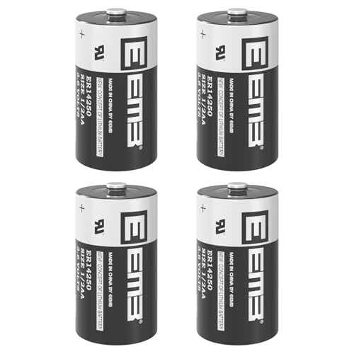 EEMB ER14250 1/2AA 3.6V 1200mAh リチウム電池 Li-SOCL₂非充電式電池 XL-050F SB-AA02 LS14250 TL-5902 TL-2150 ドッグウォッチ 犬の首輪と一部の運動モニター/ホーム...
