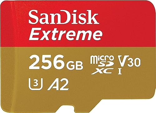 マイクロSDカード microSD 256GB UHS-I U3 V30 Nintendo Switch 書込最大130MB/s Full HD & 4K Extreme SDSQXAV-256G-GN6MN (microSDカード, 25...