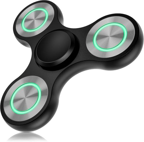 【新設計】 ハンドスピナー 夜光 高級 ストレス解消 グッズ 3～5分高速回転 静音 アルミニウム合金 ステンレス製ベアリング 超耐久性 ハンドスピナー よく回る フィジェットトイ ADHD 自閉症 EDC おもちゃ 暇つぶし 大人 子供 ...