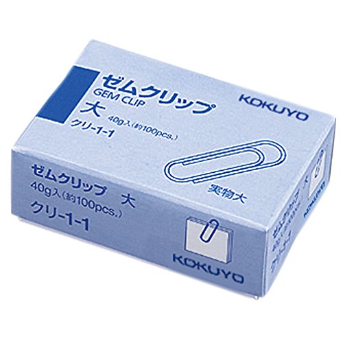 コクヨ クリップ ゼムクリップ 大(28mm) 約100本入 クリ-1-1・種類/大・寸法/28・8ブランド: コクヨ(KOKUYO)メーカー: コクヨ(KOKUYO)型番: クリ-1-1JAN: 4901480416977