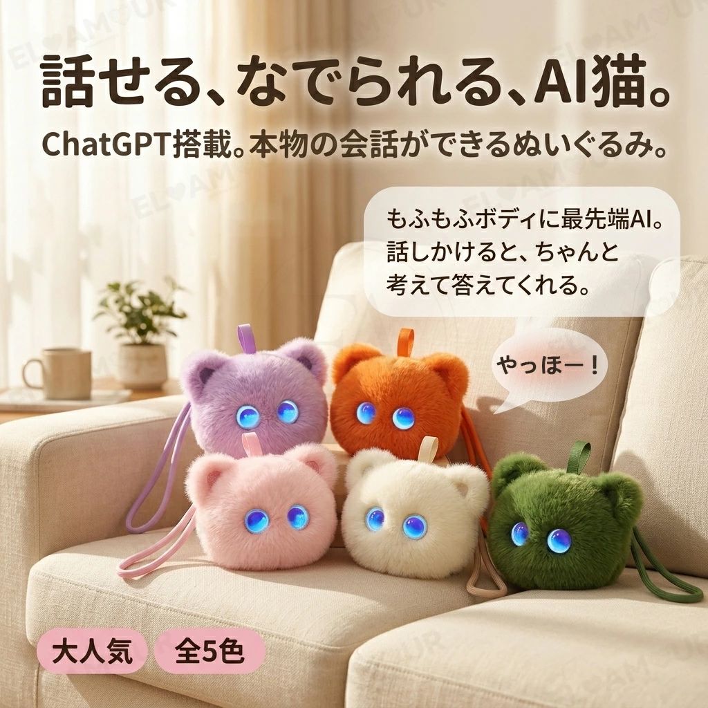 商品情報サイズ約 幅12.5cm × 高さ20.0cm × 奥行9.7cmバッテリー1800mAh（連続再生 約5-6時間）通信環境2.4GHz帯Wi-Fi必須（5GHz非対応）充電規格USB Type-C (5V1A) / 充電時間 3-...