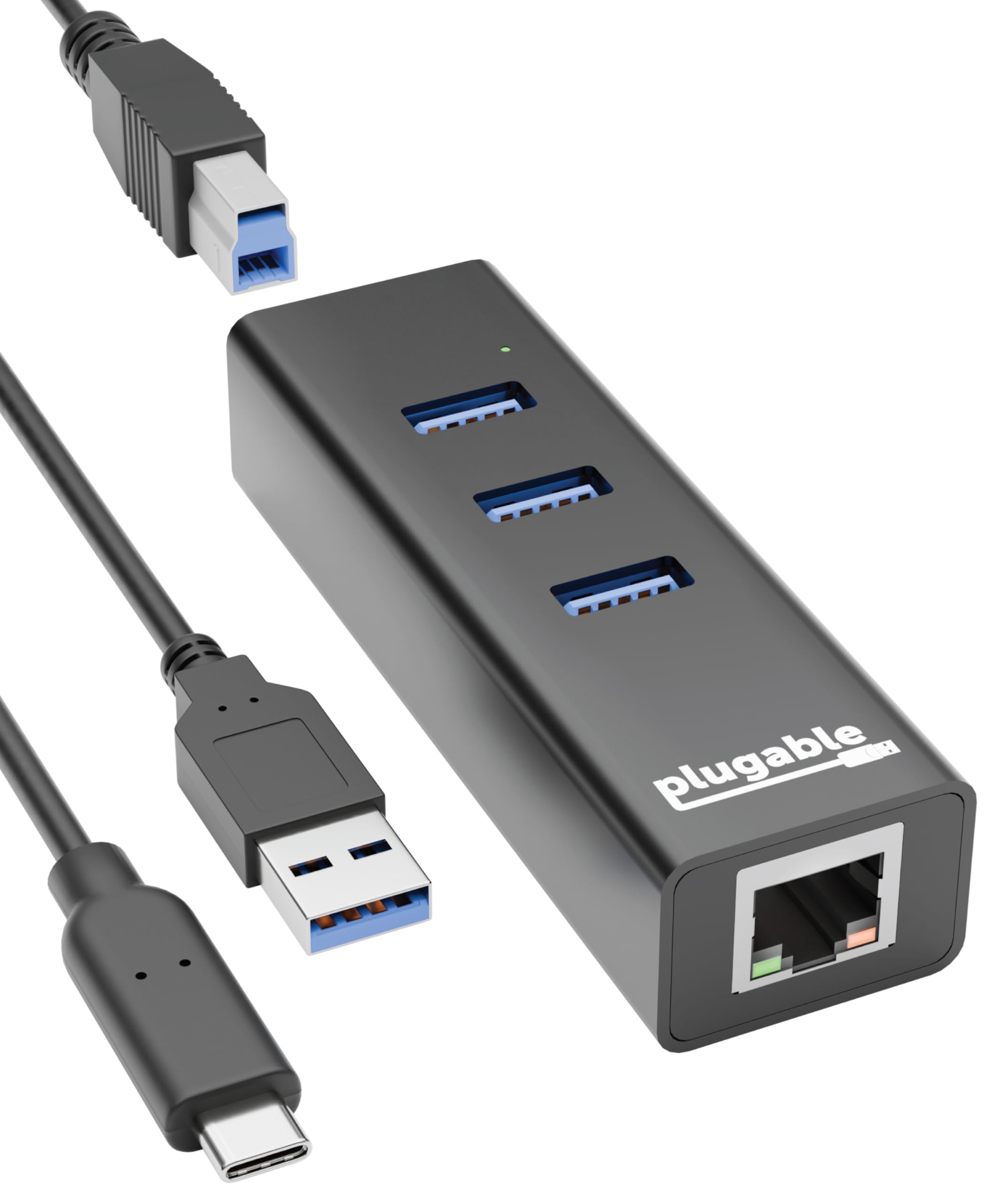 ブランド: Plugable 型番: USB3-HUB3ME