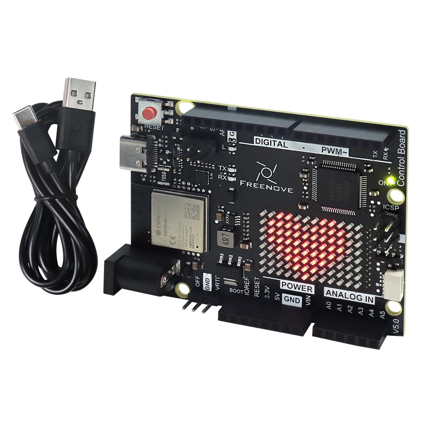 ブランド: Freenove 型番: FNK0096A カラー: with V5 (Rev4) WiFi