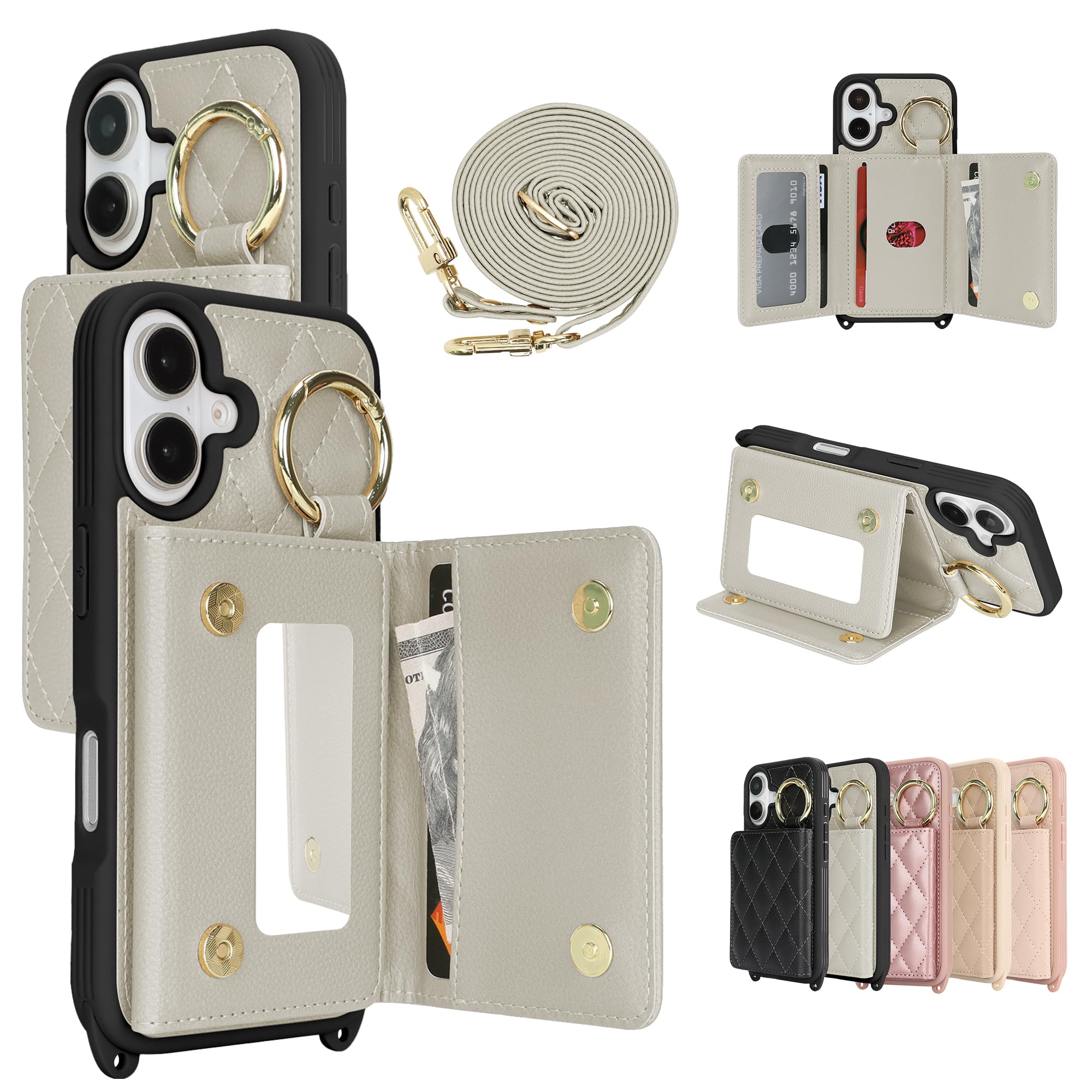 ブランド: CLICSUN カラー: ライトグレー サイズ: iPhone 17
