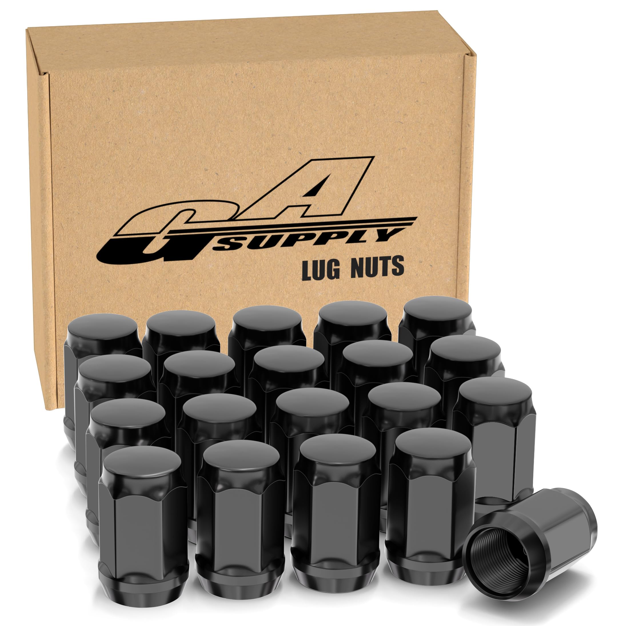 ブランド: GAsupply カラー: ブラック サイズ: M12xP1.25 20個