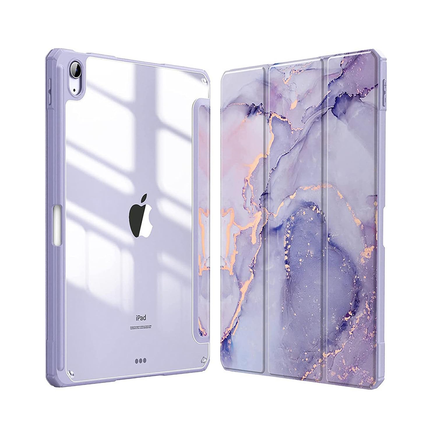 ブランド: Trocent カラー: マーブルパープル サイズ: iPad 第10世代
