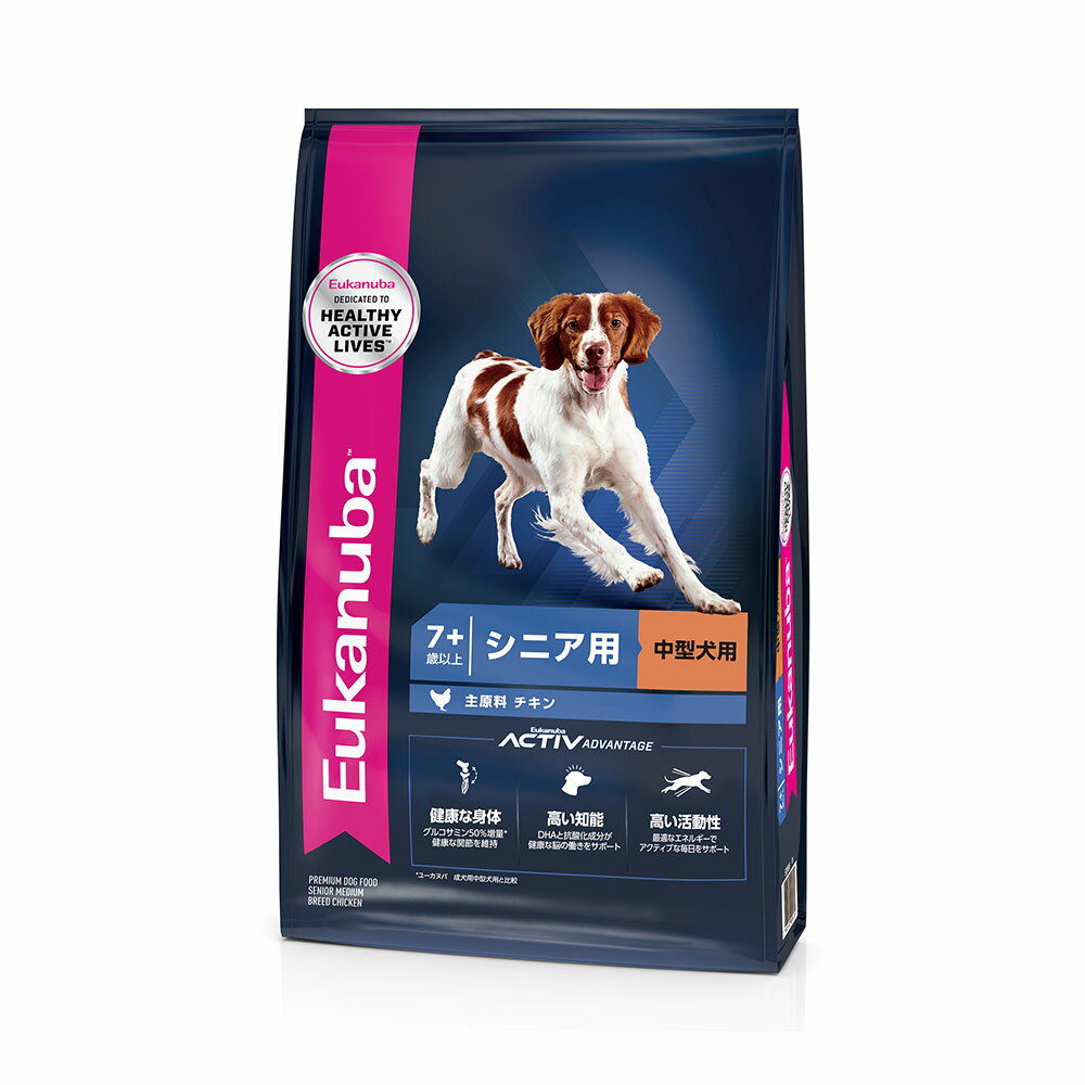 メーカー：ユーカヌバ品番：EKミディアム　シニア13.5中型のシニア犬に！ユーカヌバ　ミディアム　シニア　13．5kg対象中型犬タイプドライフード機能総合栄養食ライフステージ7歳以上特長●チキンを主原料とした、シニア犬用の総合栄養食です。 ...