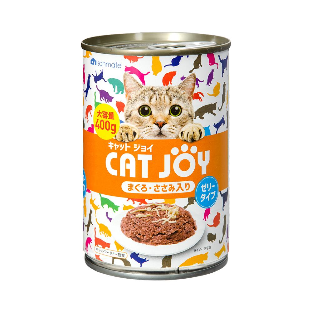 メーカー：サンメイトまぐろ、かつおの旨みたっぷり！サンメイト　CAT　JOY　まぐろ・ささみ入り　400g×24缶対象猫タイプウェットフード機能一般食ライフステージ成猫特長●まぐろ、かつおの血合肉をゼリーで包んだ猫用ウェットフードです。 ●...