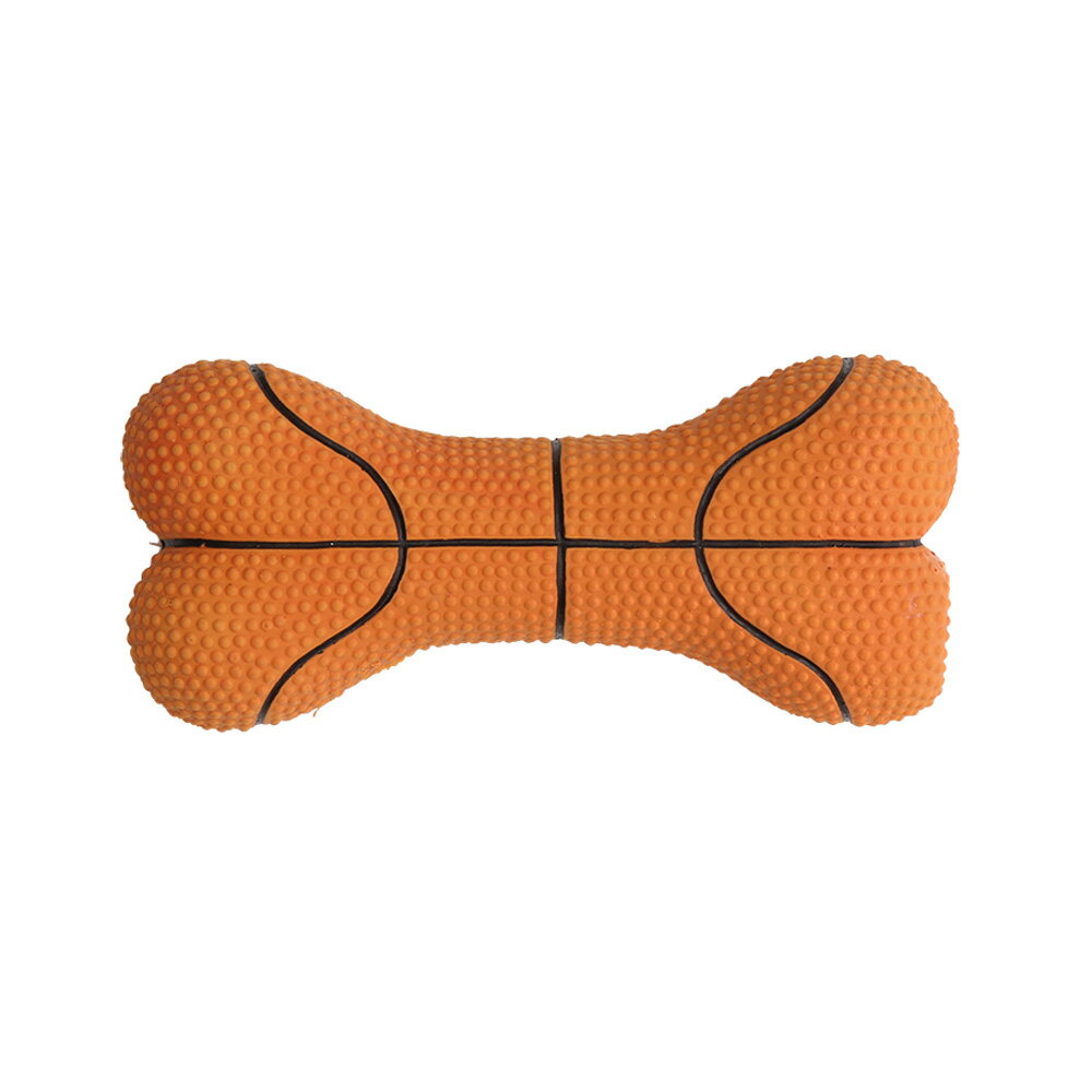 メーカー：ルークランプーピー音が楽しい！笛付きおもちゃ！ループ　プーピーズ　バスケボーン対象全犬種特長●バスケットボールそっくりに作った骨型のゴムおもちゃです。 ●ソフトタイプのラテックス製なので柔らかく、噛みつきやすいです。 ●ワンちゃん...