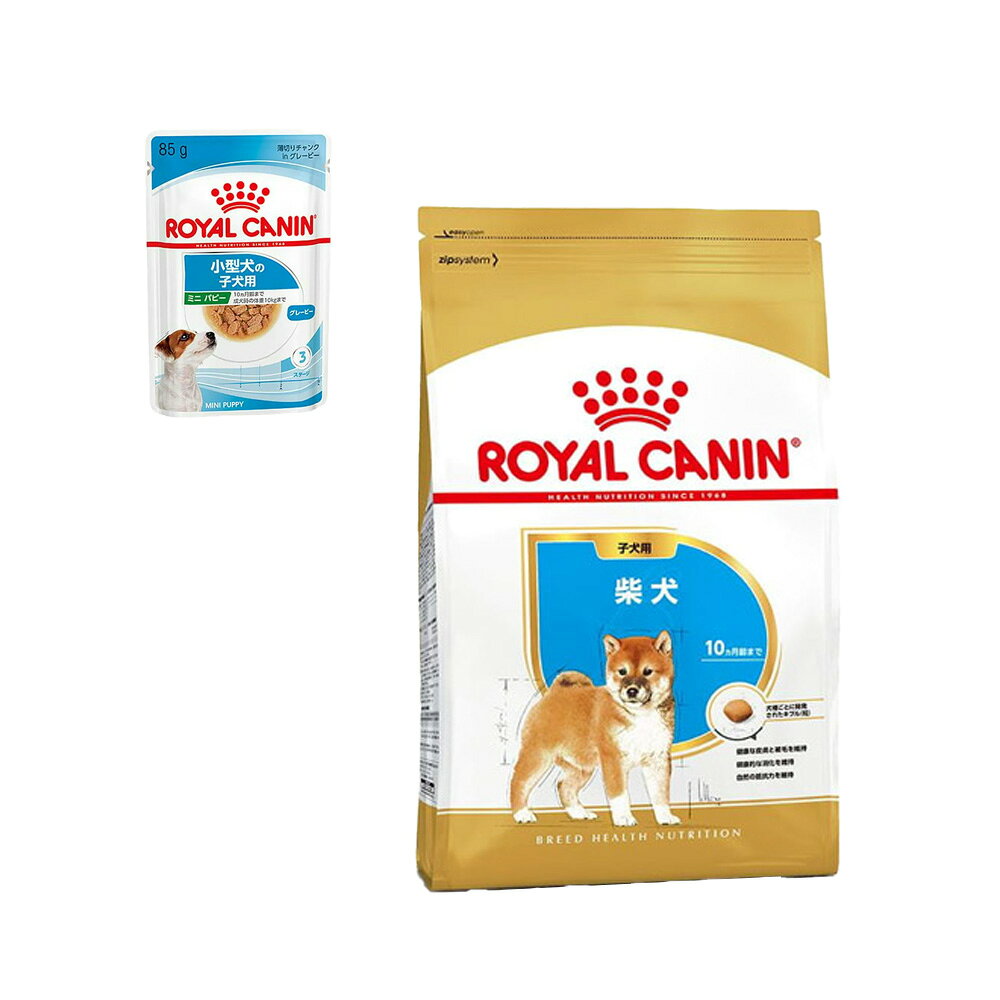 メーカー：ロイヤルカナン品番：柴犬　子犬800 犬 ※本品はお一人様1点限りとさせて頂きます。予めご了承ください。柴犬の子犬ための総合栄養食！ロイヤルカナン　柴犬　子犬用　800g　＋　パウチ　1袋　おまけ付　お一人様1点限りロイヤルカナン...