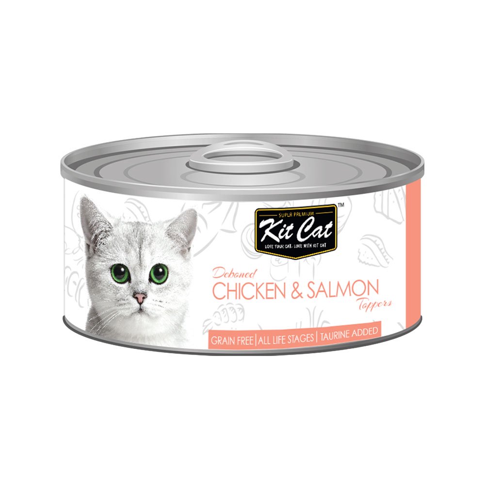 メーカー：キットキャット最高級の原材料のみを使用！キットキャット　トッパーズ　チキン＆サーモン　80g×24対象猫タイプウェットフード機能栄養補完食ライフステージオールステージ特長●愛猫用の最高級の原材料のみを使用した栄養補完食です。 ●グ...