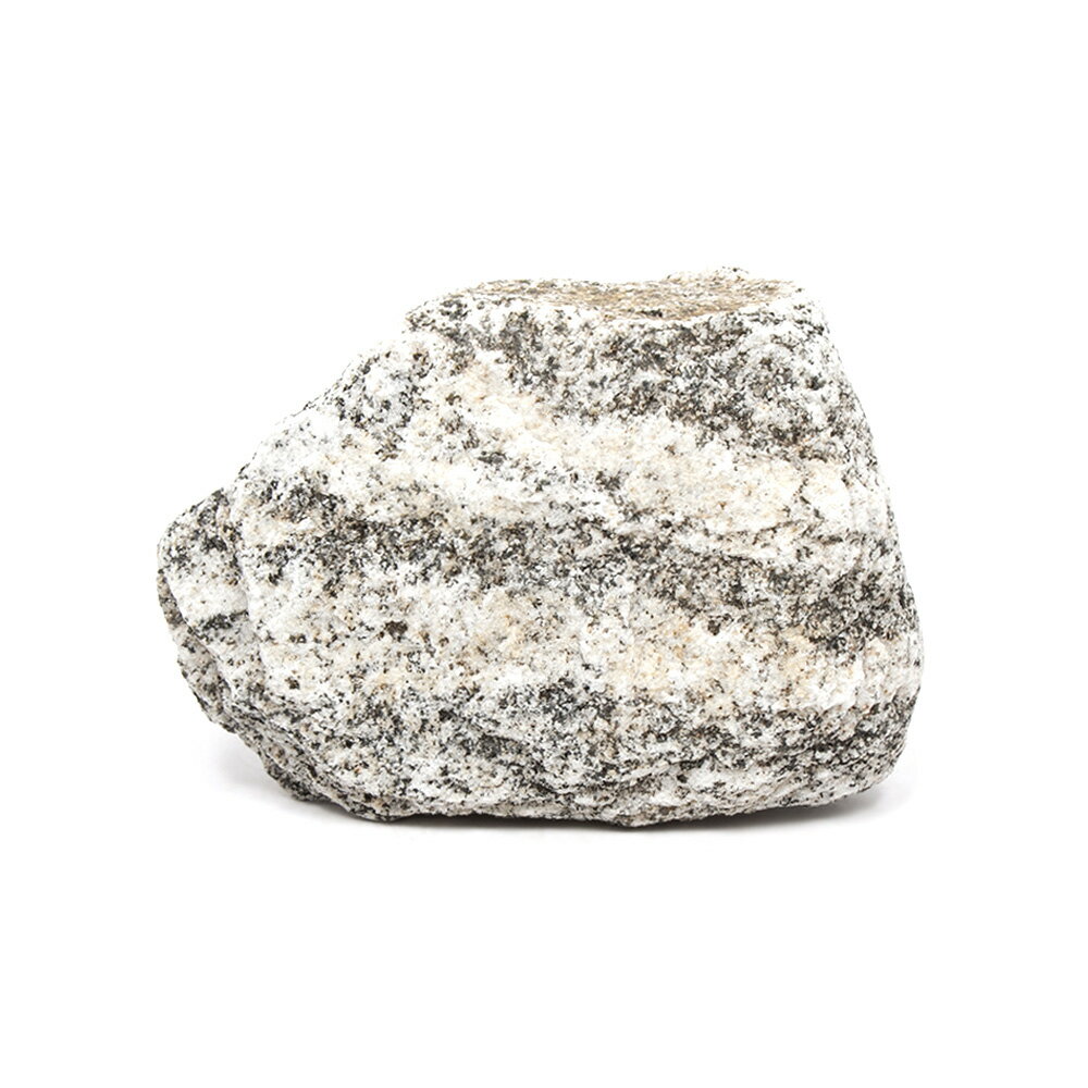 星空のようなきらめき！形状お任せ　燦霜石　Lサイズ（約18〜23cm）　1個対象淡水用特長●「燦霜石（さんそうせき）」黒と白の模様が特徴的なレイアウトストーンです。●黒い部分は光を反射することでラメのようにきらめきます。●丸みを帯びた形状を...