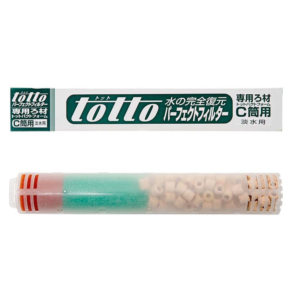 メーカー：TOTTO水換え不要のフィルター専用ろ材！トットバクトフォーム　C筒用　淡水（パーフェクトフィルター3対応）対応製品＆使用本数パーフェクトフィルター（M、L、LL)パーフェクトフィルター3（M、L）○各1本ずつ使用対応水槽淡水数量...