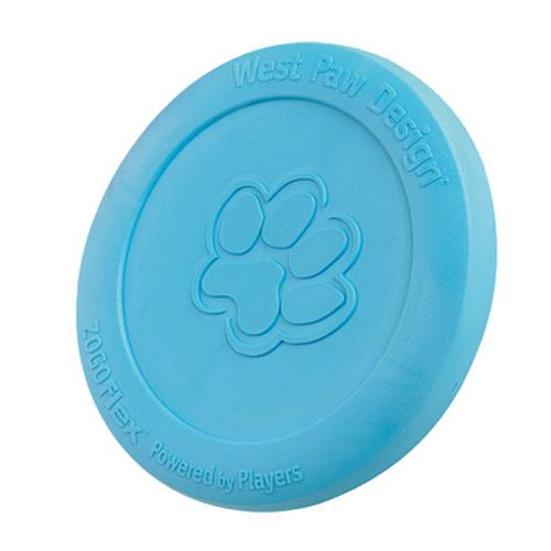メーカー：West Paw Design品番：WPD13MI BLU元気のあり余ったワンちゃんに！咬む力の強いワンちゃんに！噛む力の強いワンちゃんでも遊べる、頑丈に作られたおもちゃです！ウェスト・ポウ・デザイン社が開発した新素材「ゾゴ・フレ...