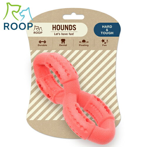 メーカー：ルークランいっぱい噛んでストレス解消！ループ　ハウンズ　ツイスト　レッド対象犬特長●丈夫で噛みごたえのある新素材のおもちゃです。●噛む、くわえる、投げる、引っ張るなど、ユニークなデザインで色々な遊び方ができます。●硬さと弾力性を併...